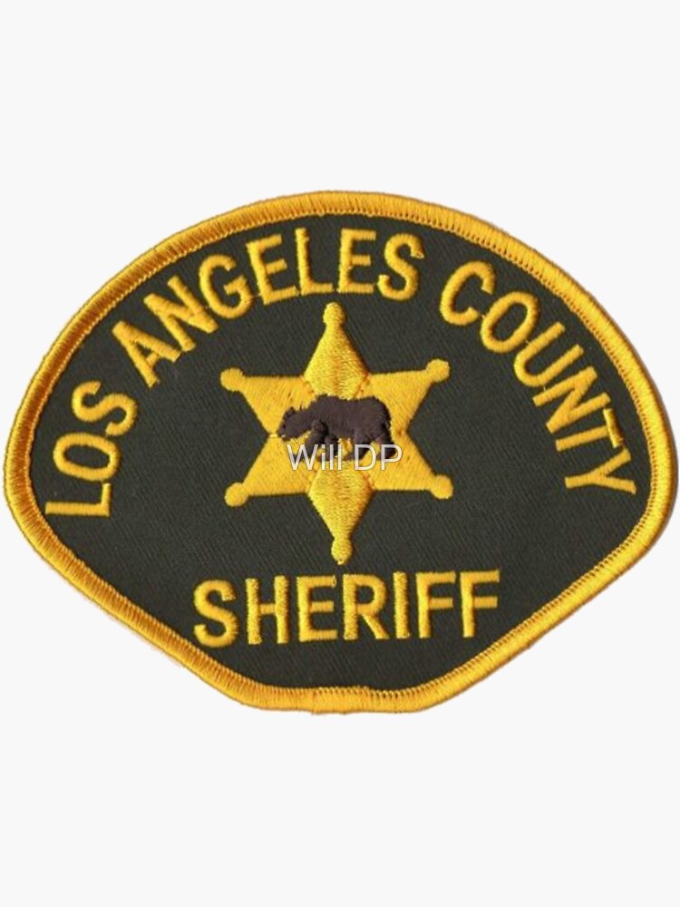 "Los Angeles County Sheriff" Sticker for Sale by wdalporto | Redbubble