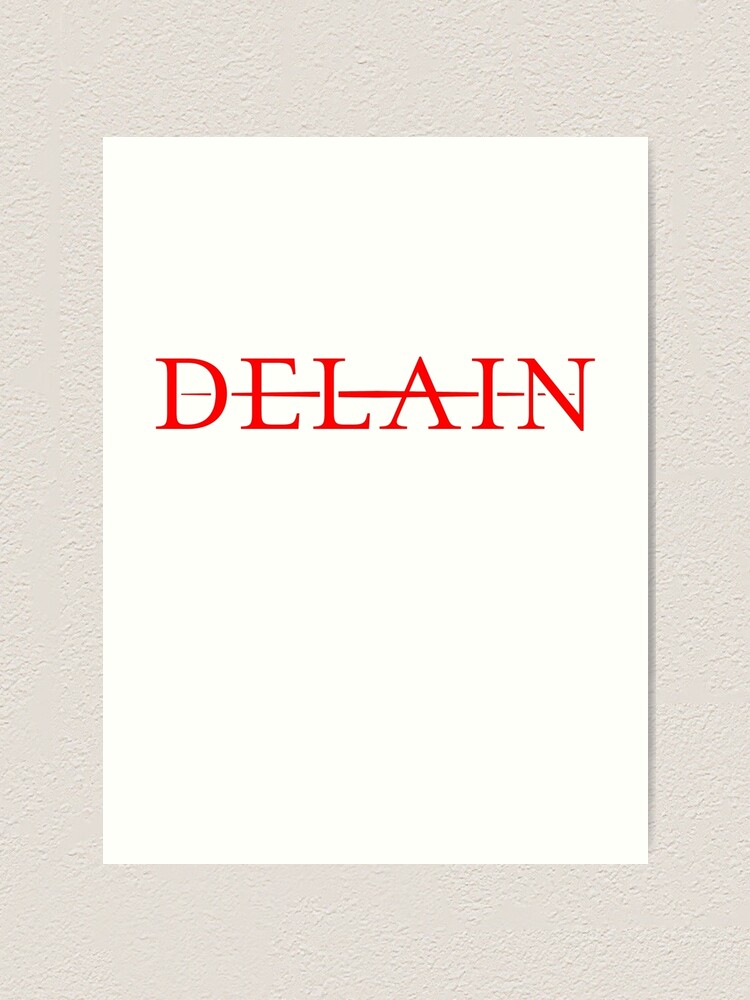 "delain logo" Art Print by cilukba | Redbubble