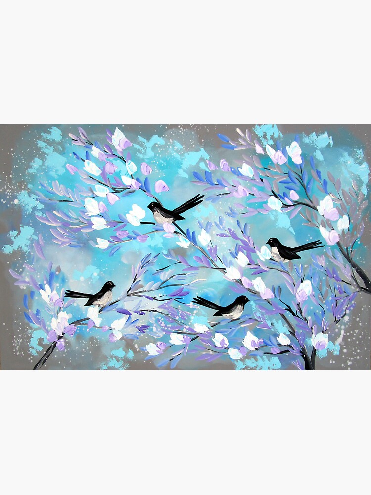 "Willy Wagtails" Sticker for Sale by cathyjacobs | Redbubble