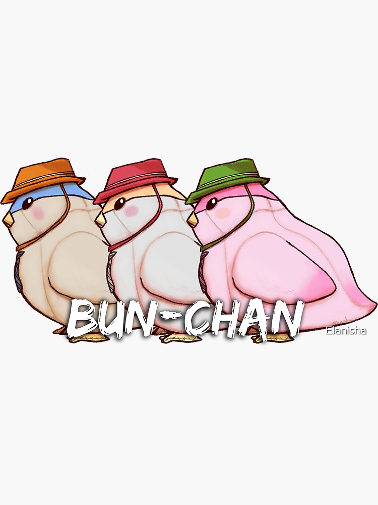 "All Bunchan" Sticker for Sale by Elanisha | Redbubble
