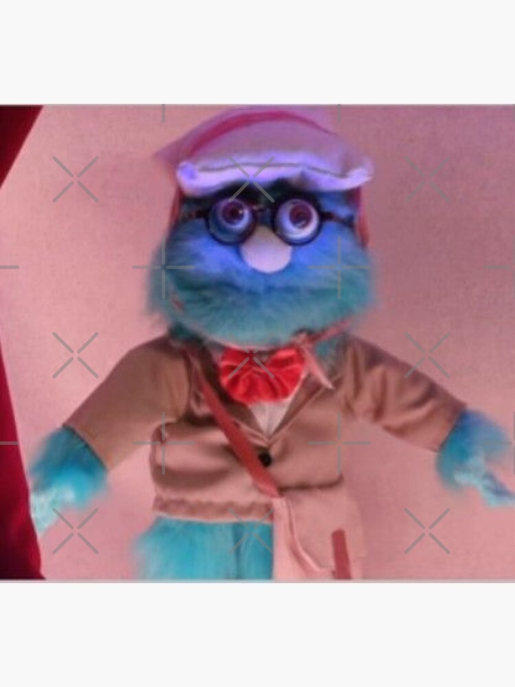 "Puppet History The Professor Face" Sticker for Sale by BePretty ...