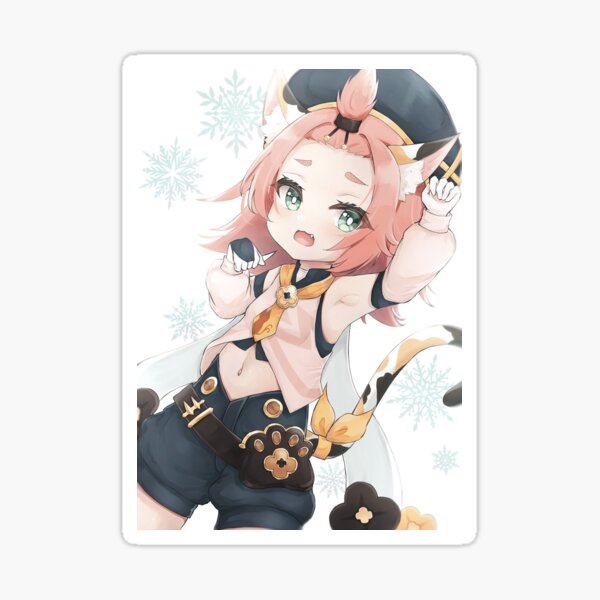 "Genshin Impact Diona" Sticker for Sale by paolaxcarrot | Redbubble