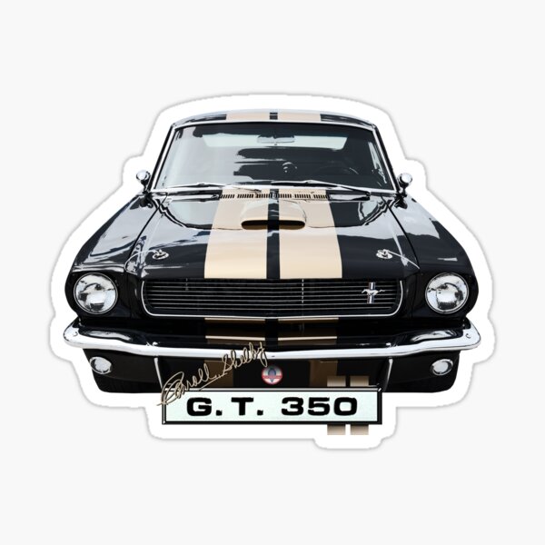 "Ford Mustang Shelby Hertz G.T.350" Sticker for Sale by GrubArt66 ...