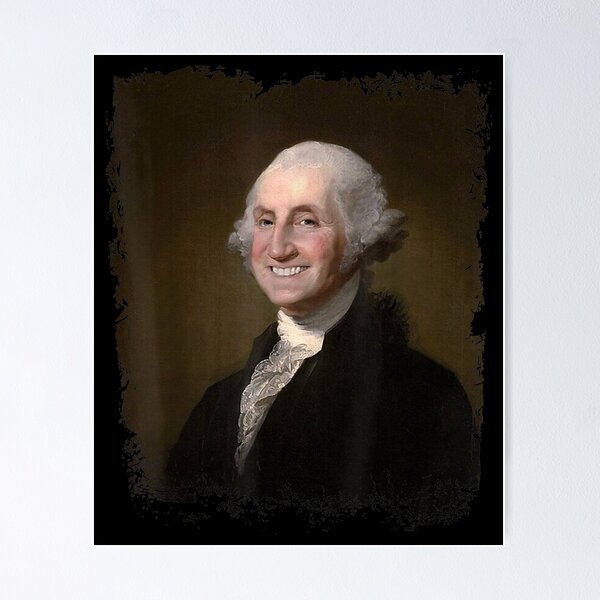 George Washington Laughing