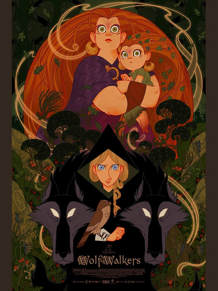 "Wolfwalkers New Poster" T-shirt for Sale by mortyskipper | Redbubble ...