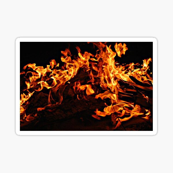 "Fire Flames Face Mask 3D Printed Realistic Expression Unisex Fabric ...