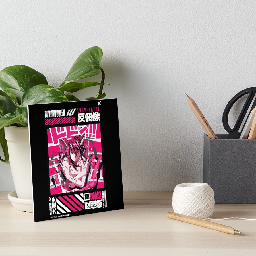 Lámina rígida «The Girl Escape Dark Fantasy Ciencia ficción Elfen Lied ...