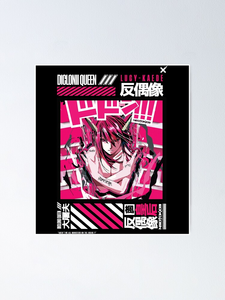 Póster «The Girl Escape Dark Fantasy Ciencia ficción Elfen Lied Anime ...