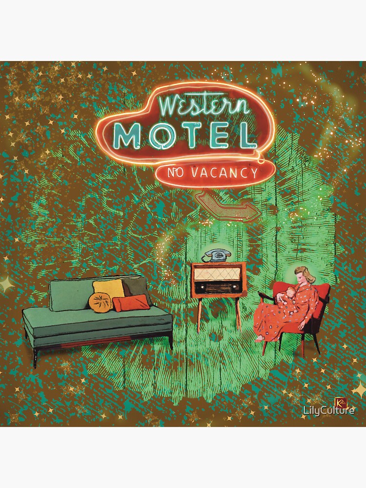 "Digital Art. The Rust Belt." Sticker for Sale by LilyCulture | Redbubble