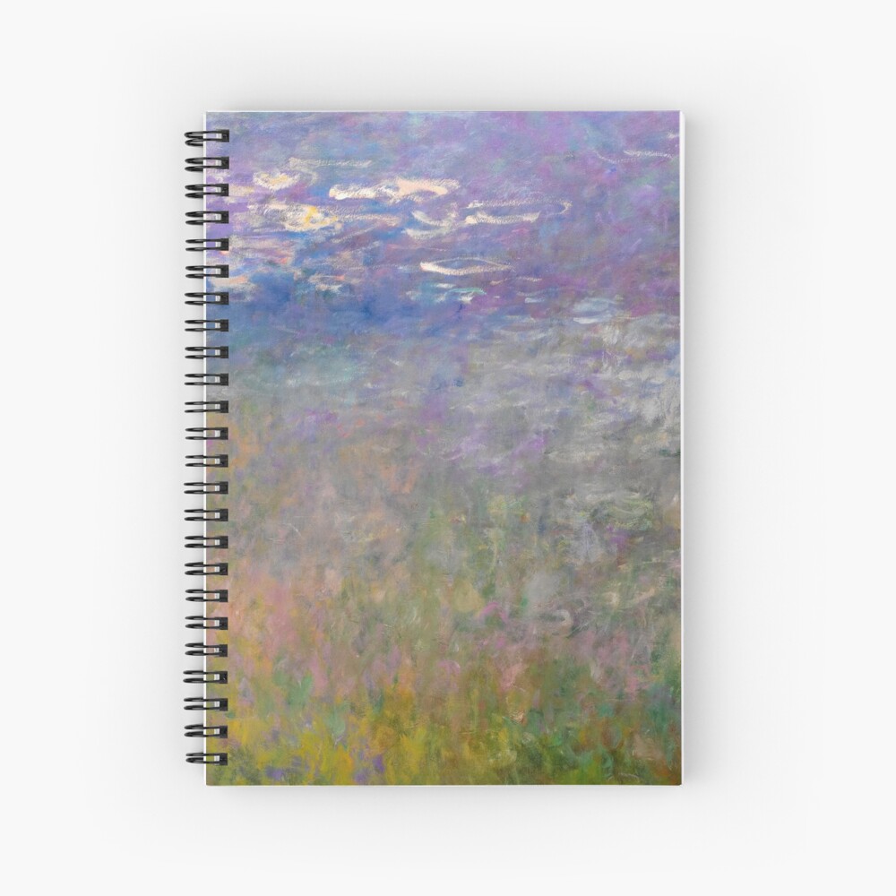 "Water Lilies, 1915-1926 by Claude Monet" Spiral Notebook for Sale by ...