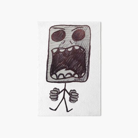 "Little Angry Man " Art Board Print for Sale by WMcLean | Redbubble