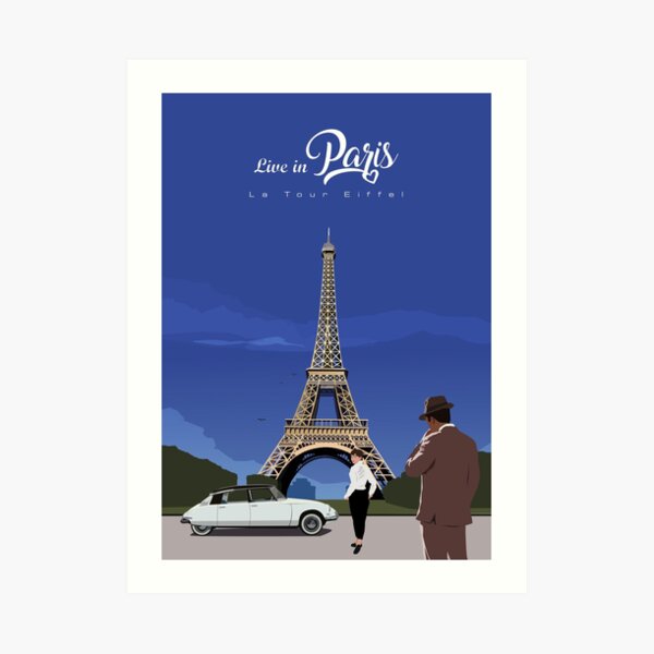 "Eiffel Tower poster" Art Print for Sale by nicolastremblay | Redbubble