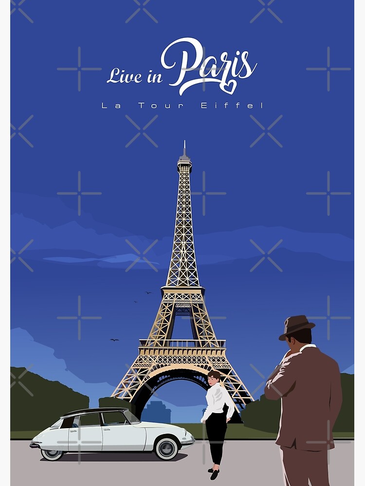 "Eiffel Tower poster" Art Print for Sale by nicolastremblay | Redbubble