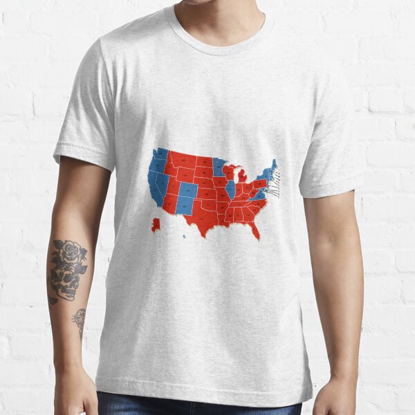 "Donald Trump 45th US President - USA Map Election 2016" T-shirt for ...