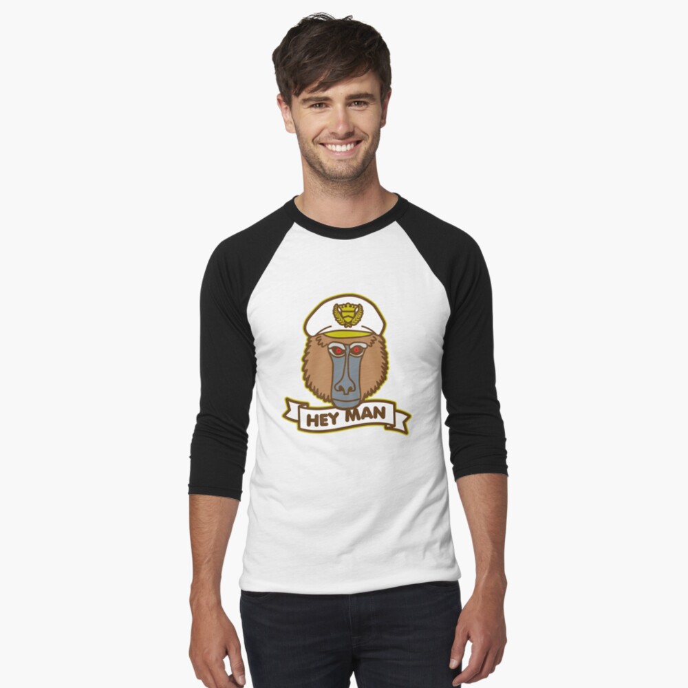 "Hey Man Baboon" Essential T-Shirt for Sale by DetourShirts | Redbubble