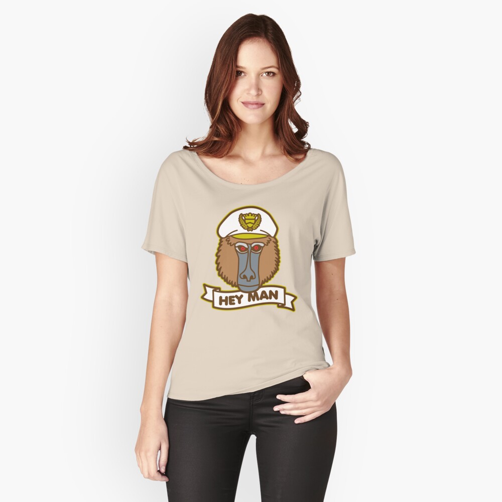 "Hey Man Baboon" Essential T-Shirt for Sale by DetourShirts | Redbubble