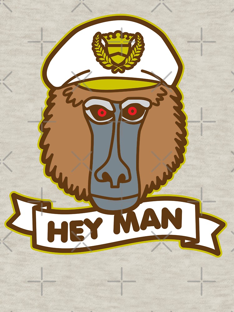 "Hey Man Baboon" Essential T-Shirt for Sale by DetourShirts | Redbubble