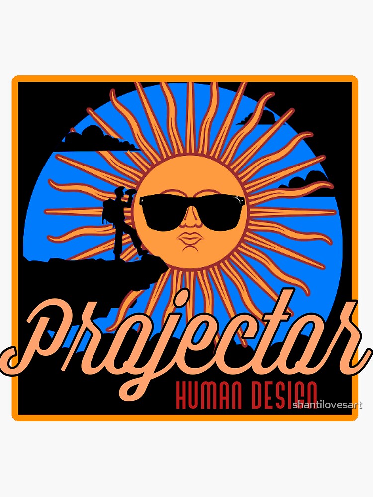 "Projector Human design " Sticker by shantilovesart | Redbubble