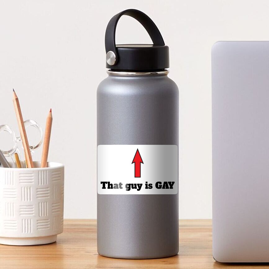 "gay alert" Sticker for Sale by graphicdesign 12 | Redbubble