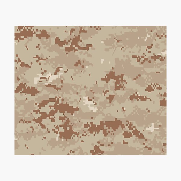 "US Marine Corps MARPAT Desert camouflage" Photographic Print by Gramid ...