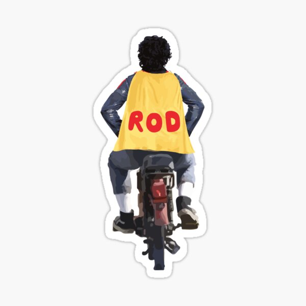"Rod Kimble Stuntman Sticker" Sticker for Sale by schandin | Redbubble