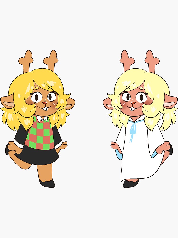 "Noelle light and dark" Sticker for Sale by Kpikmn | Redbubble