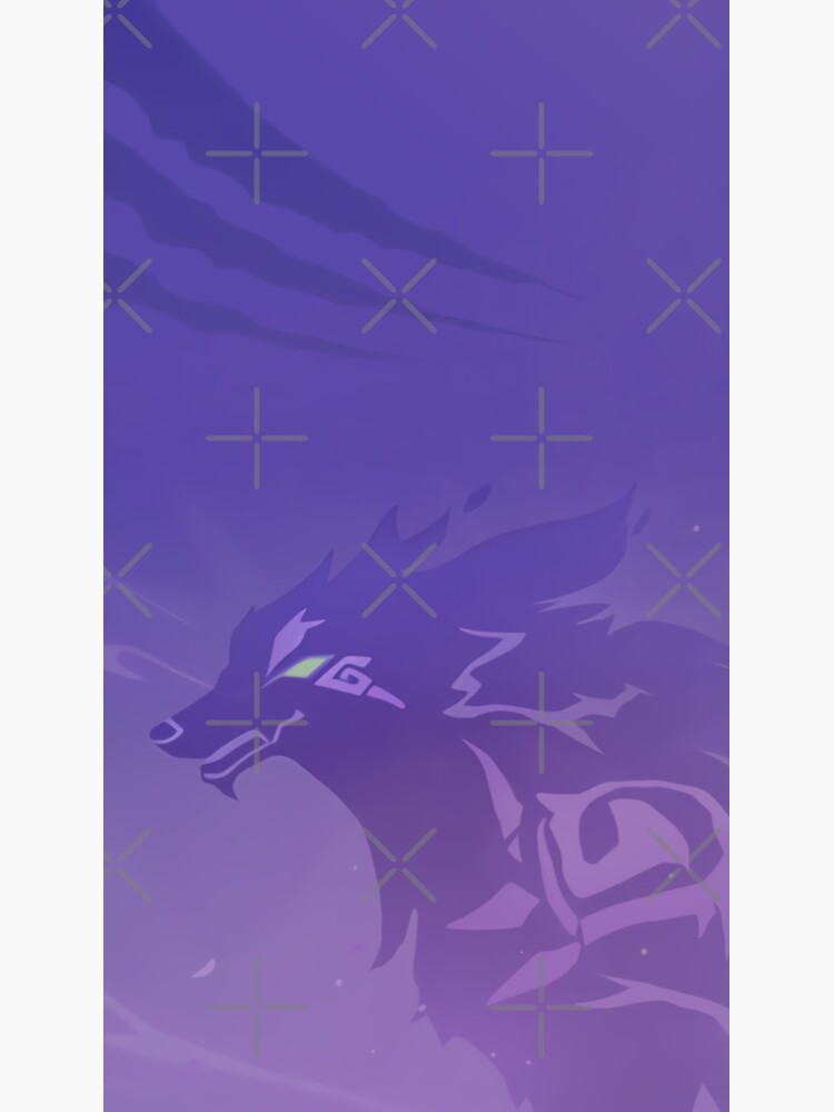 "Genshin Impact Razor official friendship namecard" Sticker for Sale by ...