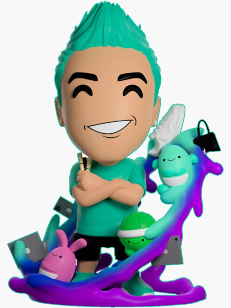 "zhc funny youtuber " Sticker for Sale by MarleeHodum | Redbubble