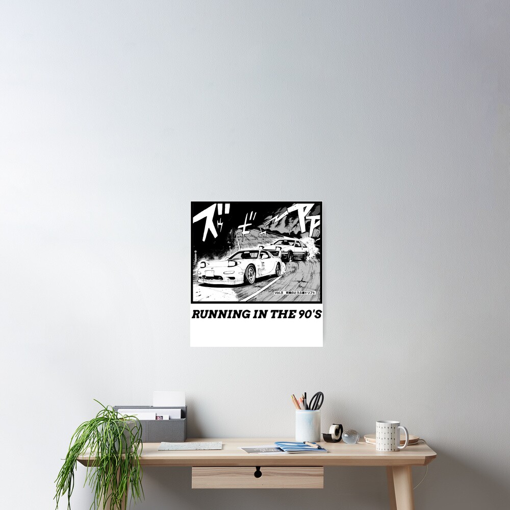 "Beautiful Model Initial D Manga Running In The 90'S Ae86 Vs Rx7 ...
