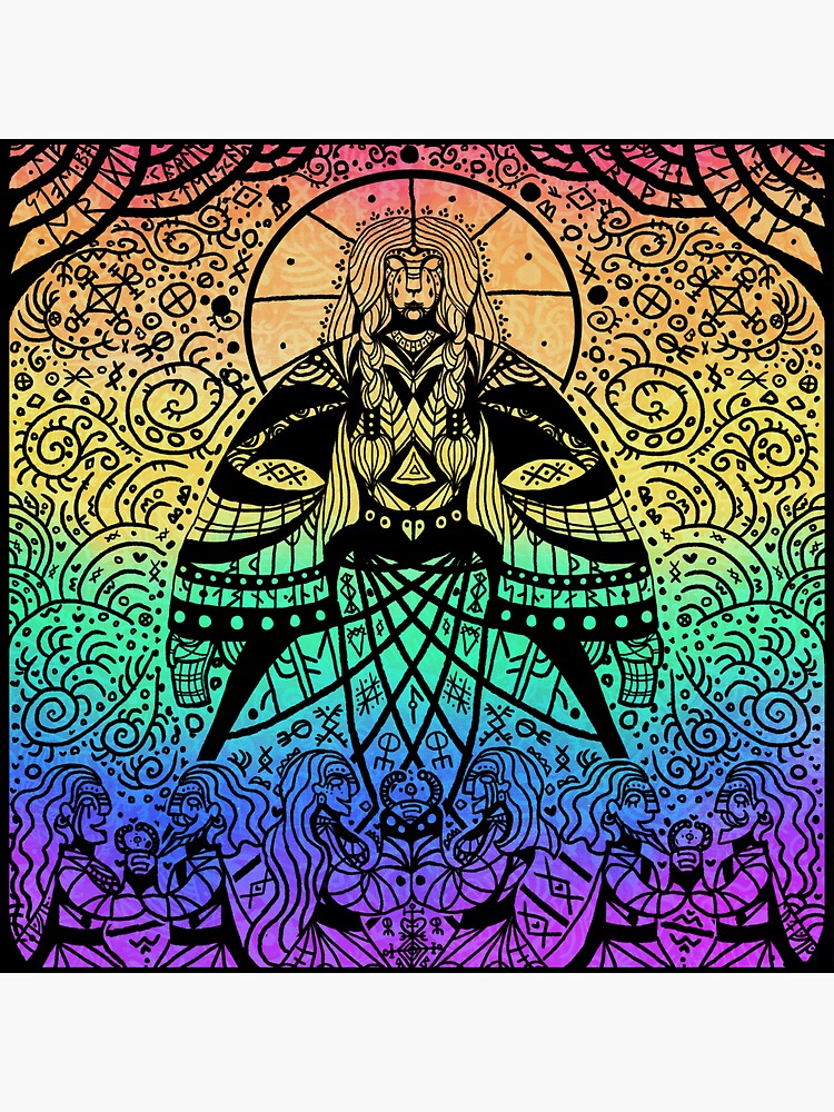 "Lofn" Sticker for Sale by LevinArts | Redbubble