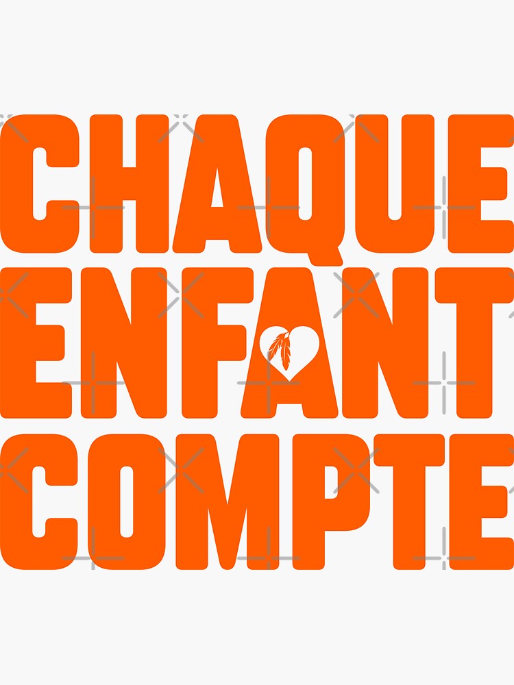 "Chaque Enfant Compte" Sticker for Sale by Doacts | Redbubble