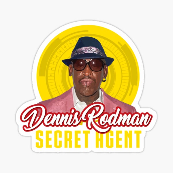 "Dennis Rodman Fan Art" Sticker for Sale by hixsonrkoehler | Redbubble