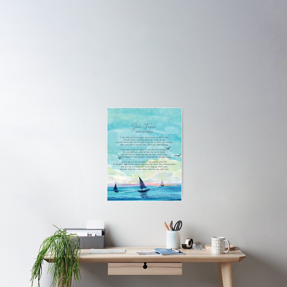 "Sea Fever | John Masefield | Poem | Sailing | Ocean | Nature ...
