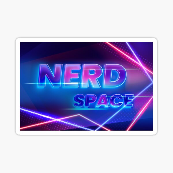 "NERD Space" Sticker by torr4da | Redbubble
