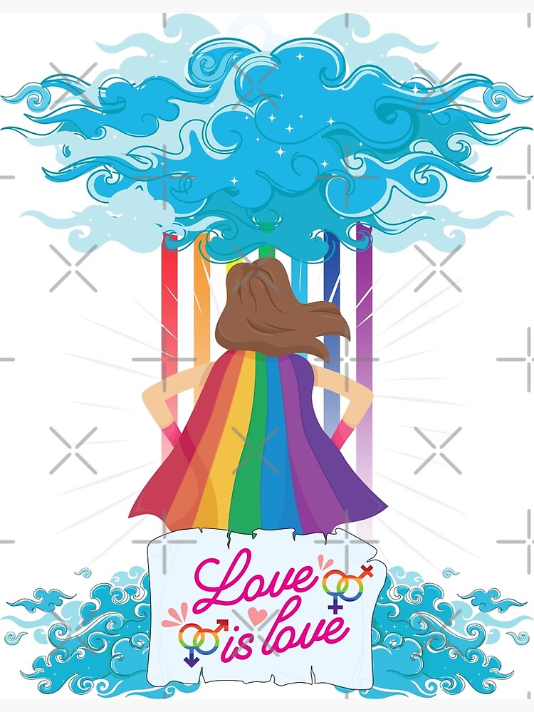 "Love is love drawing - lgbt drawings, pride illustrations and tolerant ...