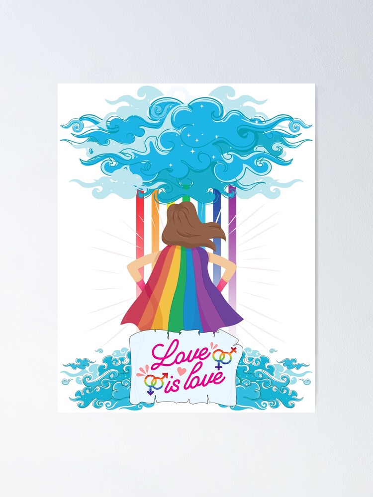 "Love is love drawing - lgbt drawings, pride illustrations and tolerant ...