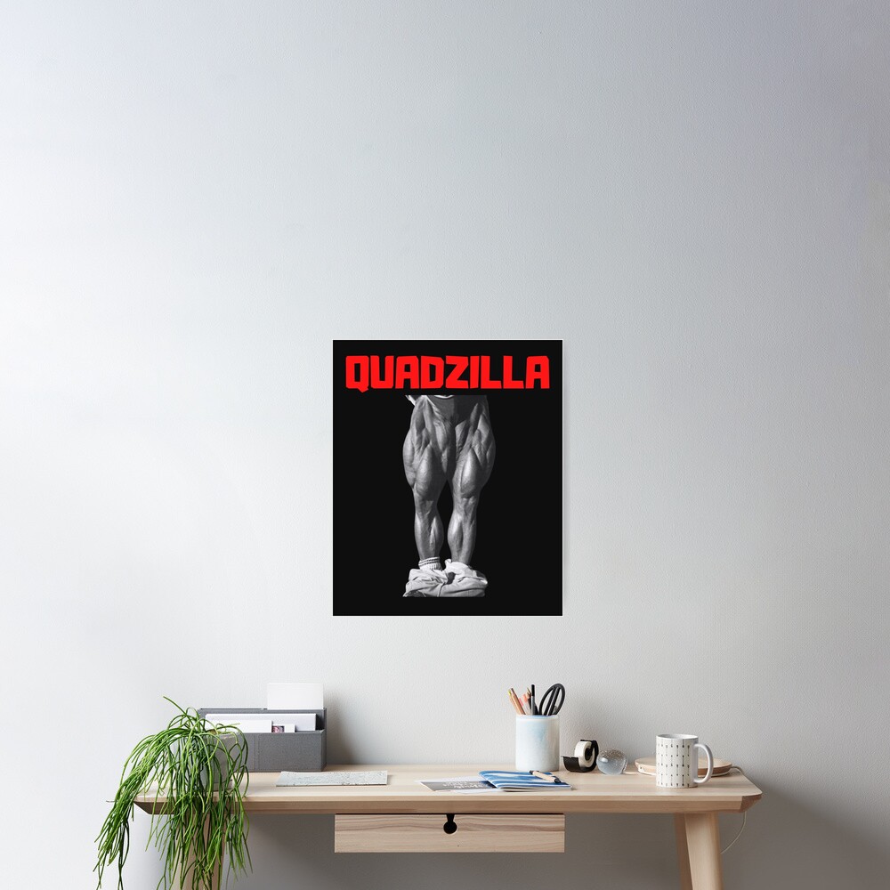 "Quadzilla - Legendary Tom Platz Legs Golden Era Bodybuilding" Poster ...