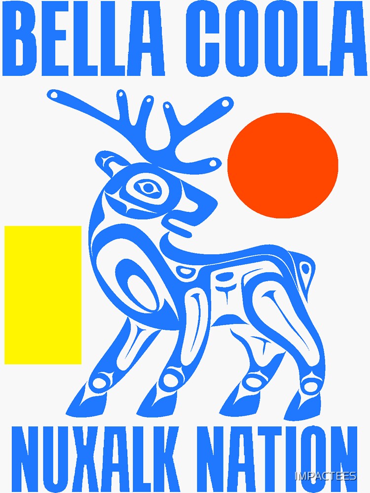 "BELLA COOLA" Sticker by IMPACTEES | Redbubble