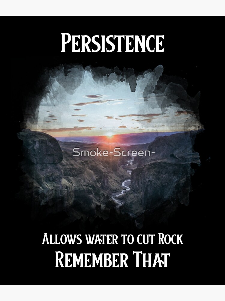 "Persistence" Sticker for Sale by Smoke-Screen- | Redbubble