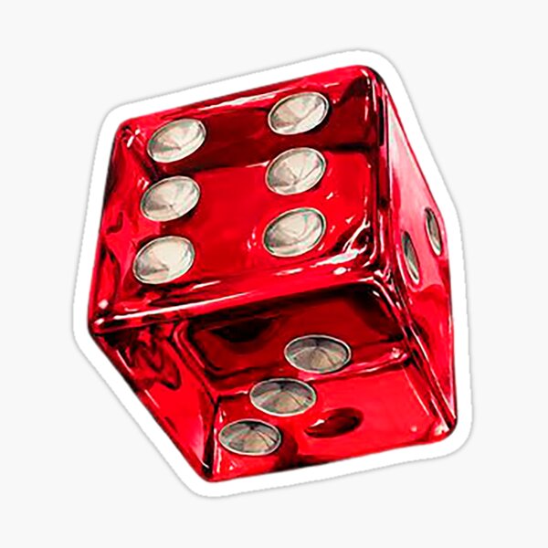 "Red Dice" Sticker for Sale by Sdch-Shop | Redbubble