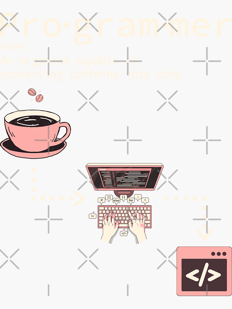 "Programmer Coffee Lover Converts Caffeine Into Codes Funny Quote Gift ...