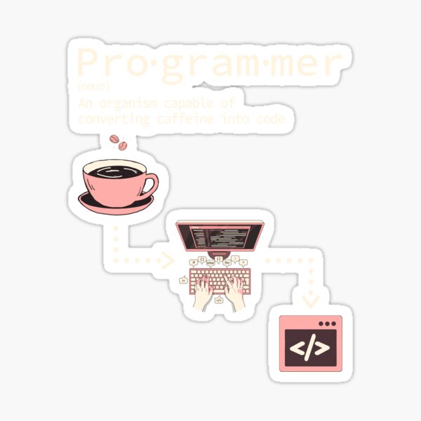 "Programmer Coffee Lover Converts Caffeine Into Codes Funny Quote Gift ...