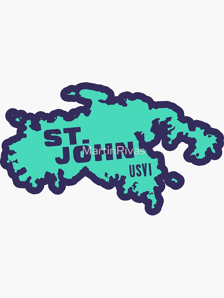 "St. John USVI" Sticker for Sale by MartinRivas | Redbubble