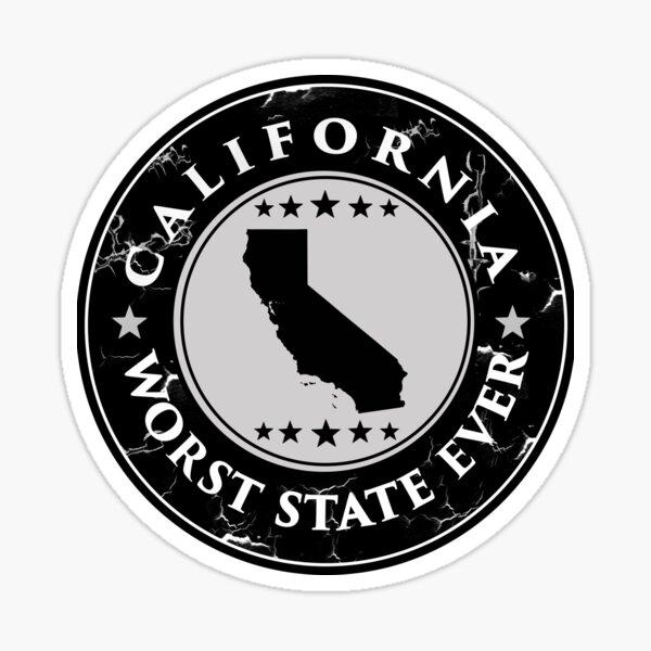 California Worst State Ever Sticker For Sale By Davidpy Redbubble california-worst-state-ever-sticker-for-sale-by-davidpy-redbubble