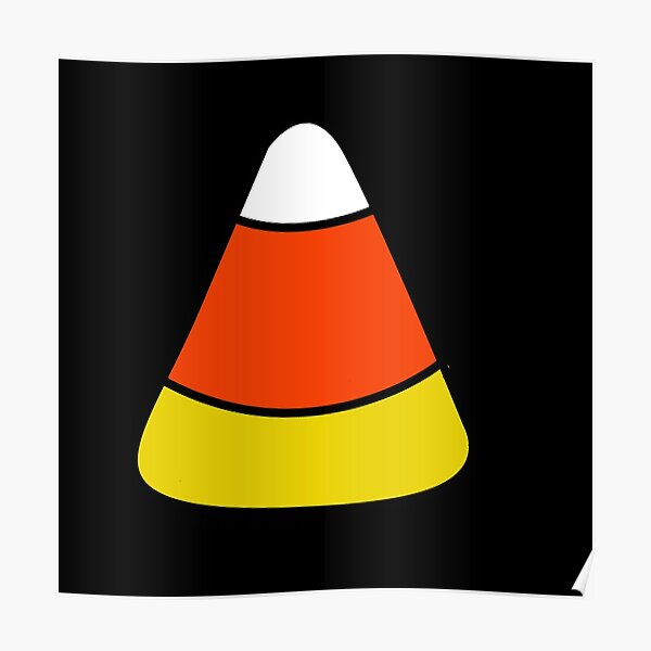 "Candy Corn" Poster for Sale by dominiccivilart | Redbubble