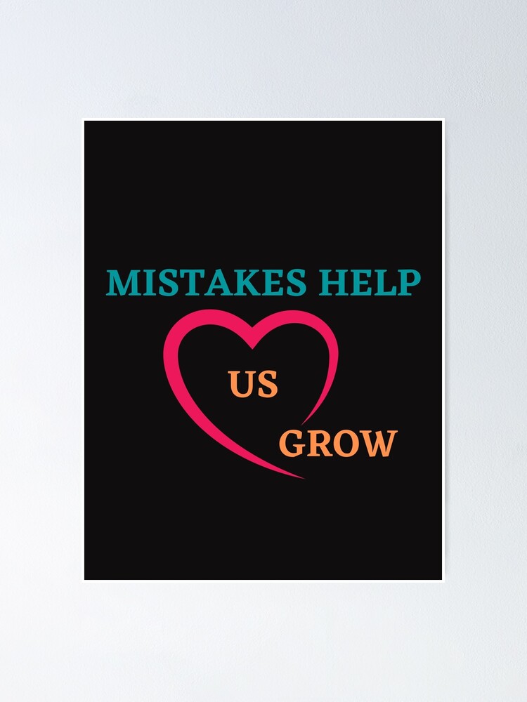 "Mistakes Help Us Grow|Teacher and Student Inspiration|Growth Mindset ...