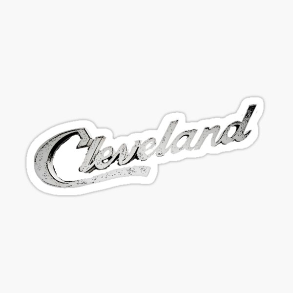 "( Welcome To ) CLEVELAND ! ~ Script Font in Steel Gray Color With ...