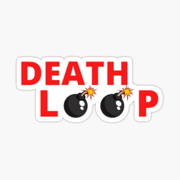 "Deathloop Word Logo Design" Sticker for Sale by AShub | Redbubble
