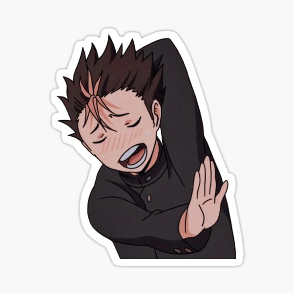 Haikyuu Nishinoya Sticker For Sale By Snazzymina Redbubble