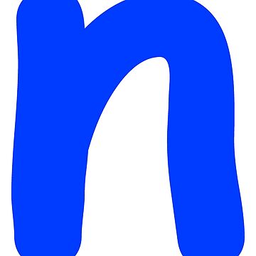 "Letter n Lower Case Alphabet Birthday Gift" Poster for Sale by Shariss ...